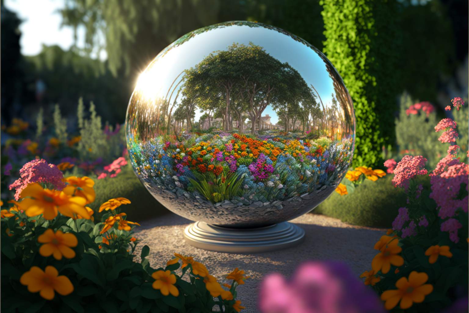 Solve mirror orb jigsaw puzzle online with 294 pieces