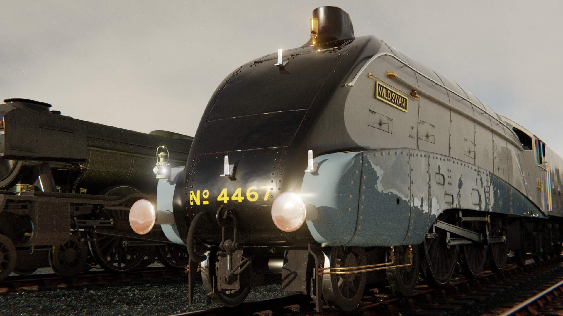 Solve LNER Class A4 4-6-2 4467 Wild Swan. jigsaw puzzle online with 180 ...