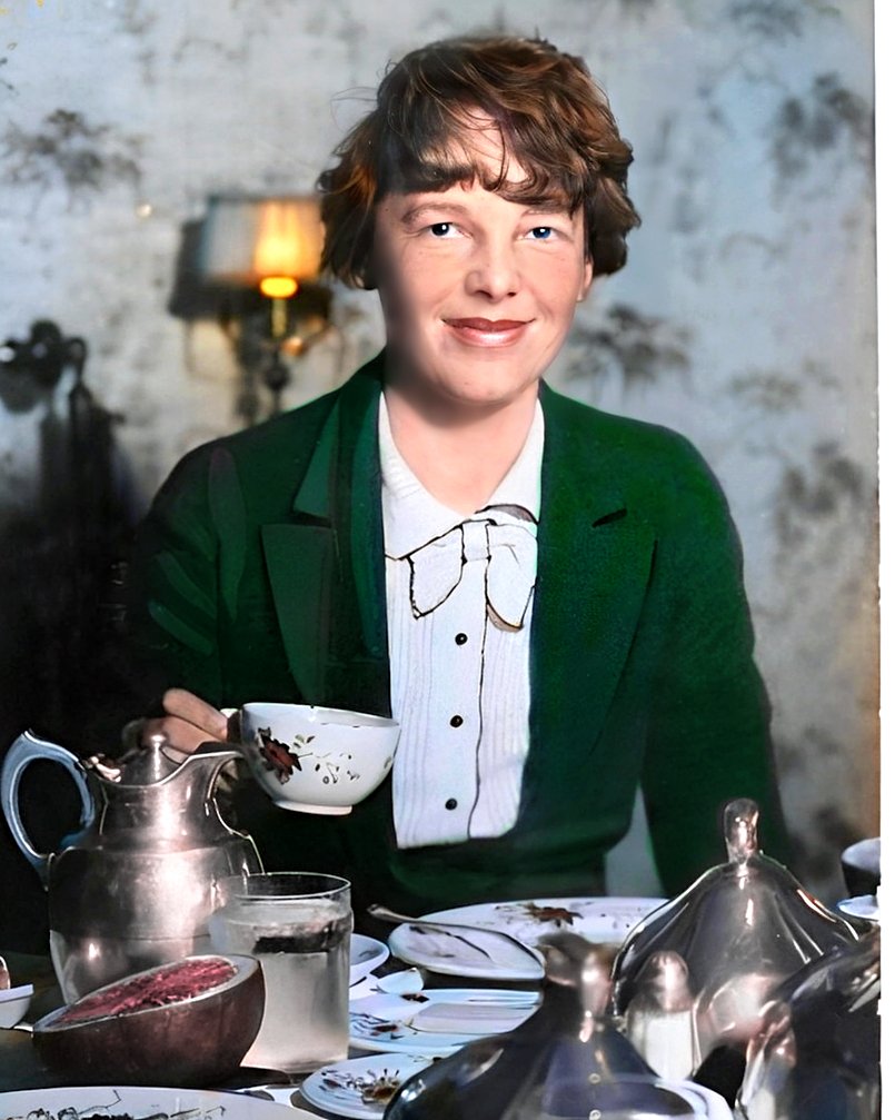 Solve Amelia Earhart. jigsaw puzzle online with 208 pieces