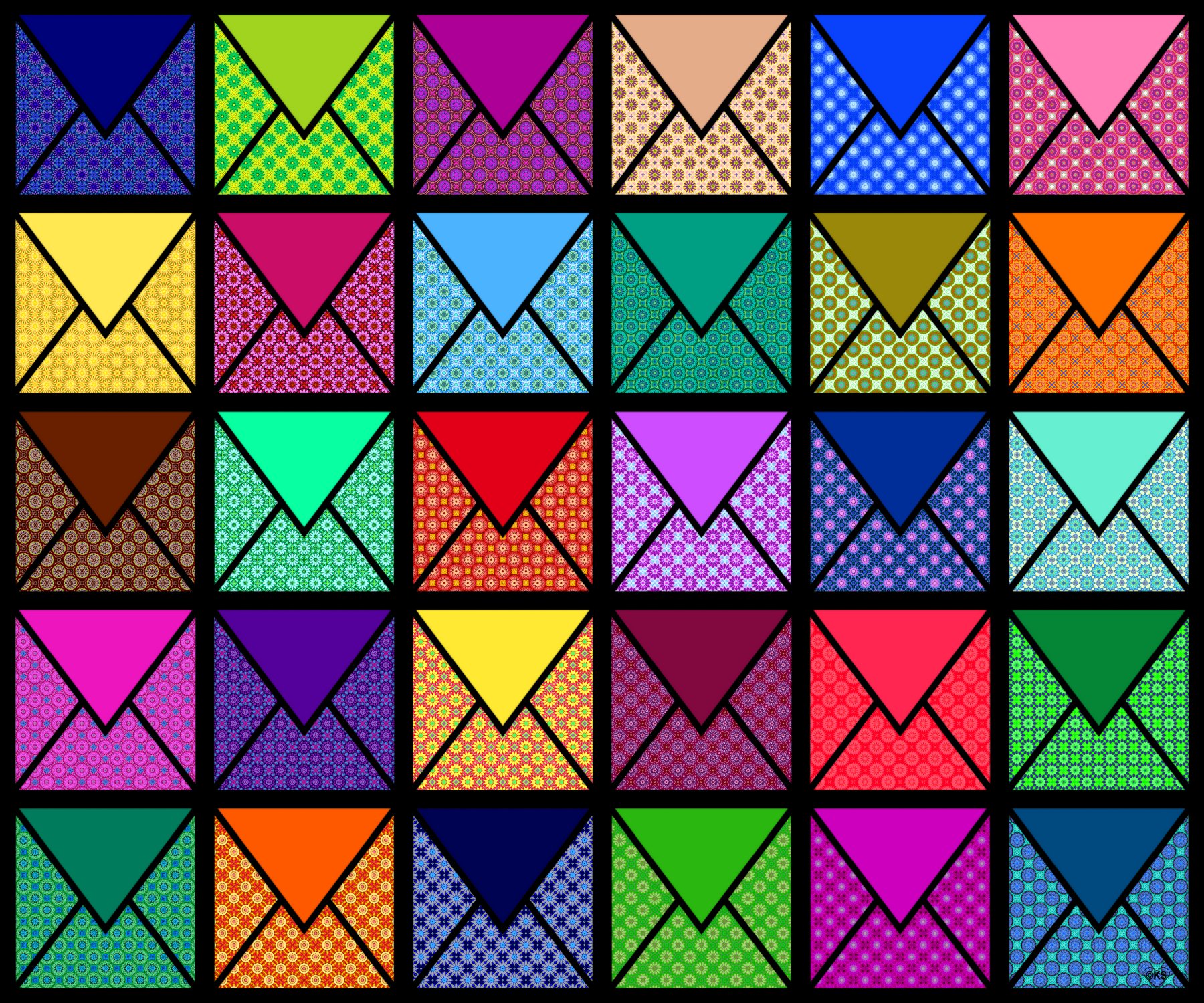 Solve Fancy Schmancy Envelopes!! ~ L jigsaw puzzle online with 120 pieces