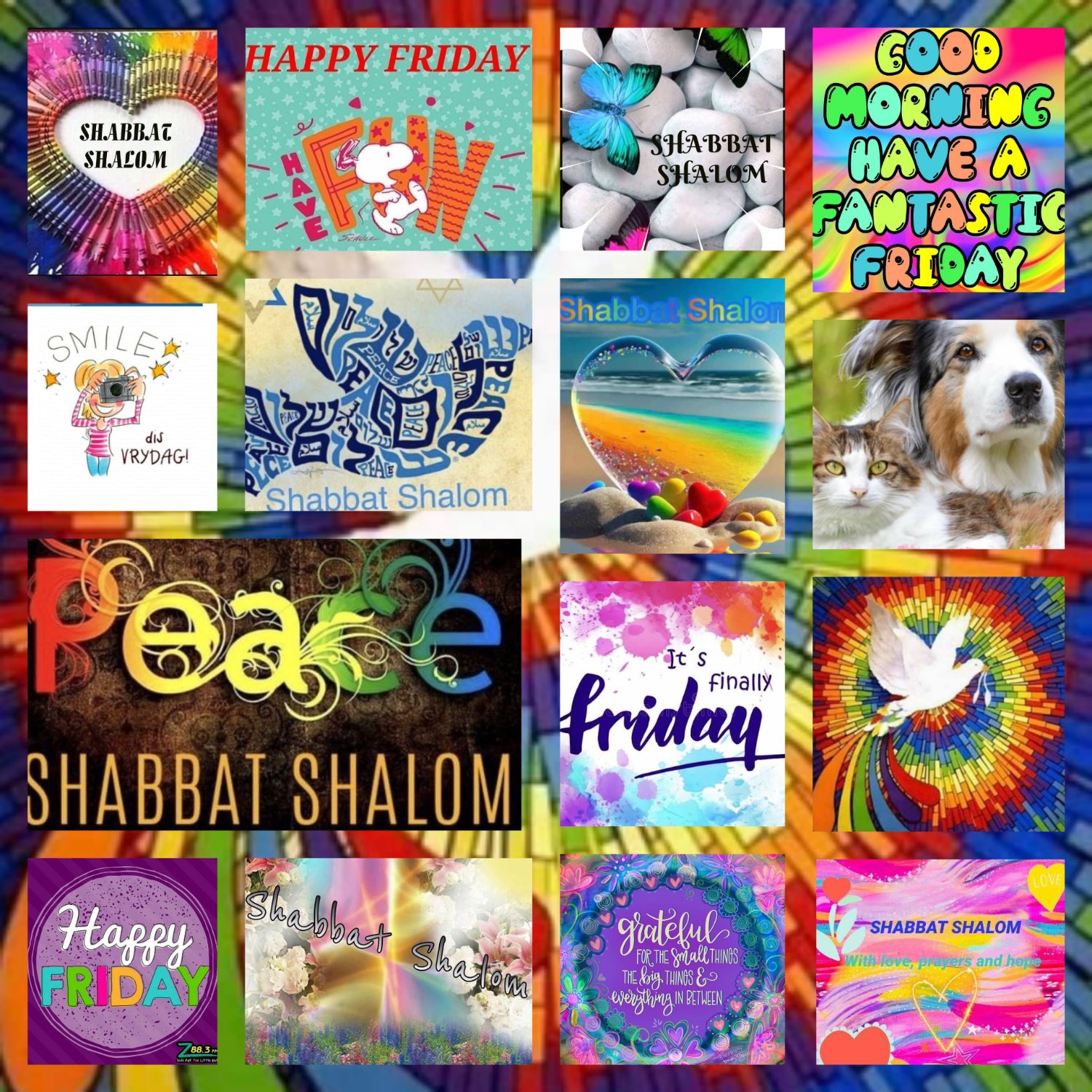 Solve Friday Greetings jigsaw puzzle online with 81 pieces