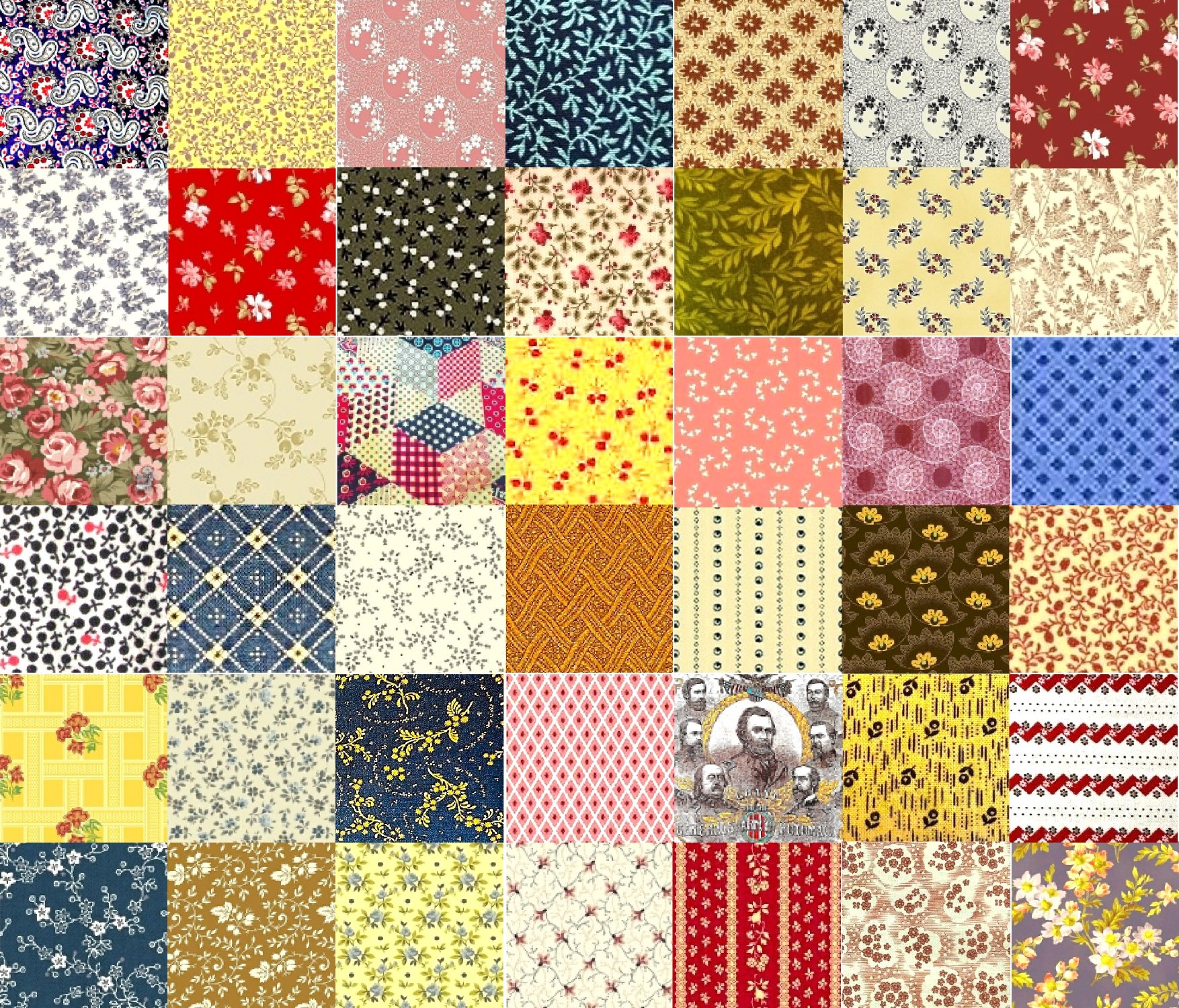 Solve PATCHWORK NANCY GERE 6 jigsaw puzzle online with 72 pieces