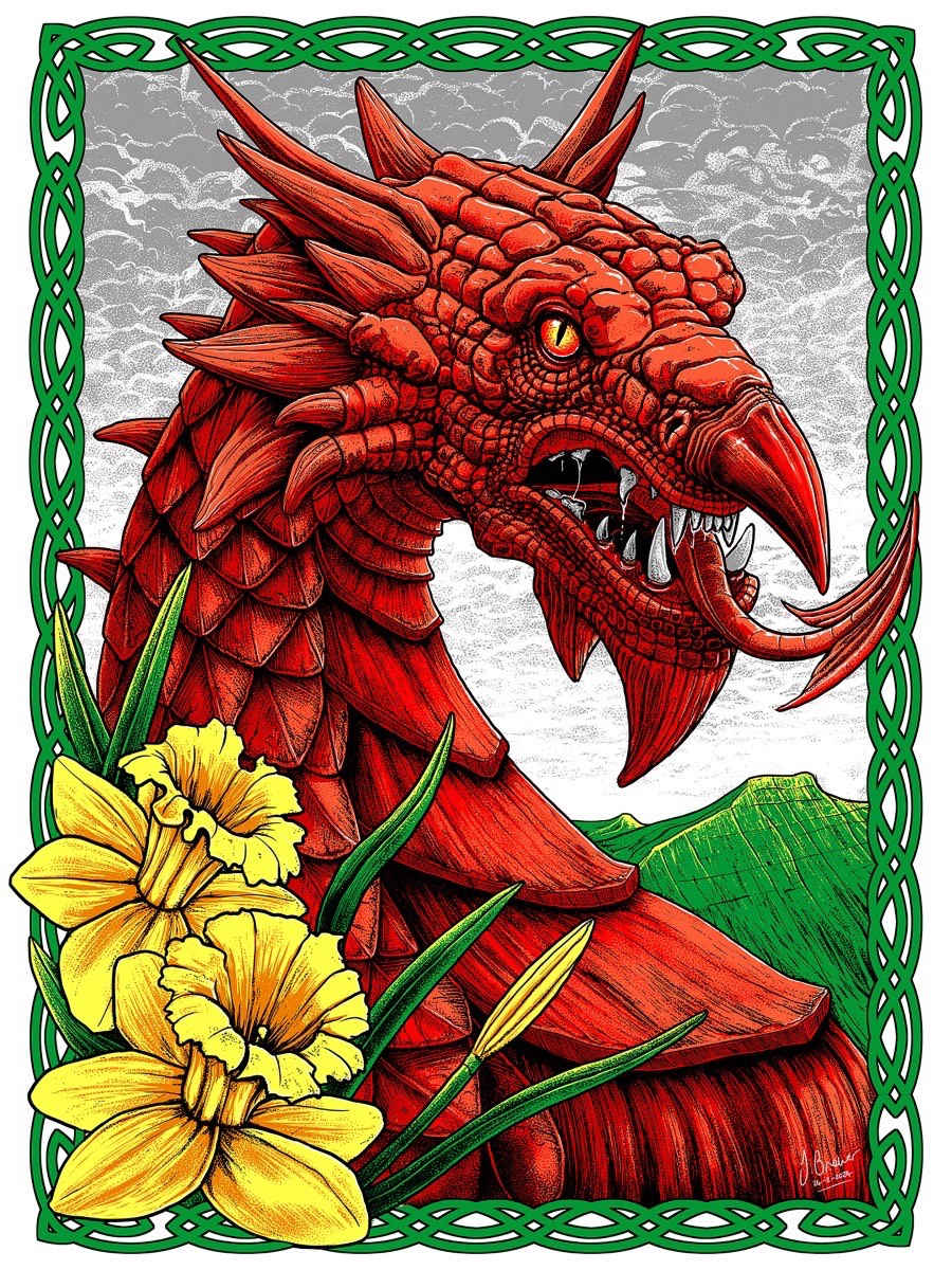 Solve Dydd Dewi Sant. Saint David's Day. Patron saint of Wales!! jigsaw ...