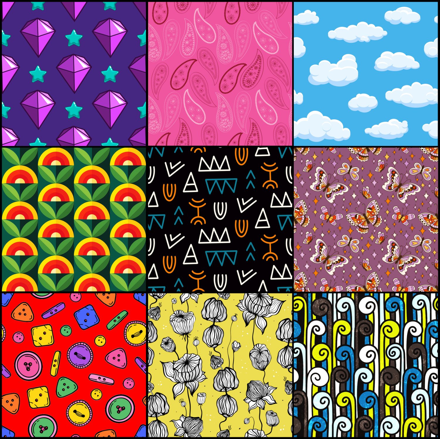 Solve Artistic patterns 73 jigsaw puzzle online with 324 pieces