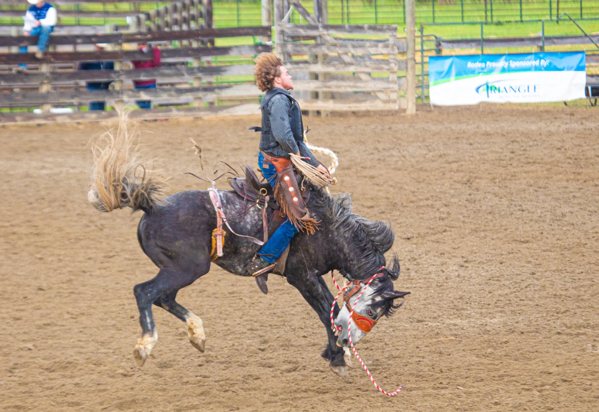 Solve RIDING WITH YOUR HAIR ON FIRE jigsaw puzzle online with 88 pieces