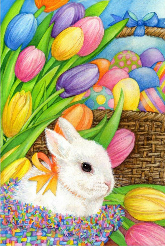Solve HAPPY EASTER EVERYONE!!!! jigsaw puzzle online with 70 pieces