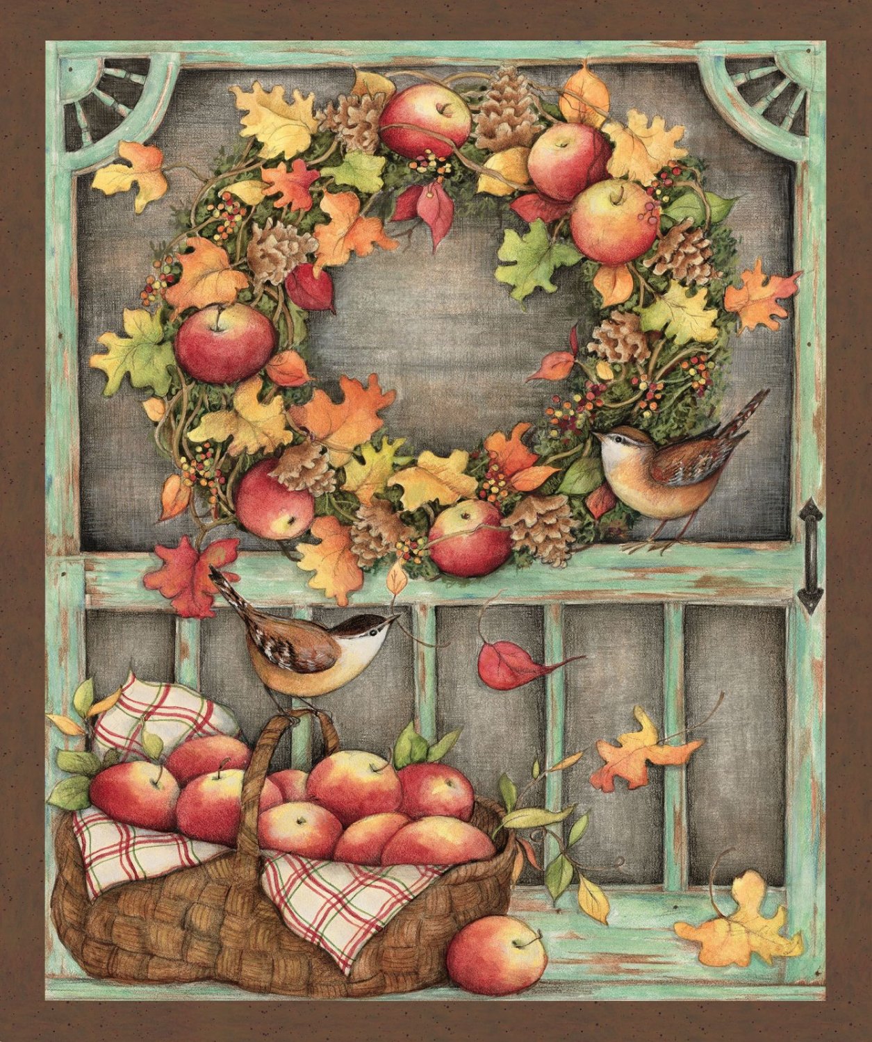 Jigsaw Puzzle | 252 pieces | Fall Wreath | Jigidi