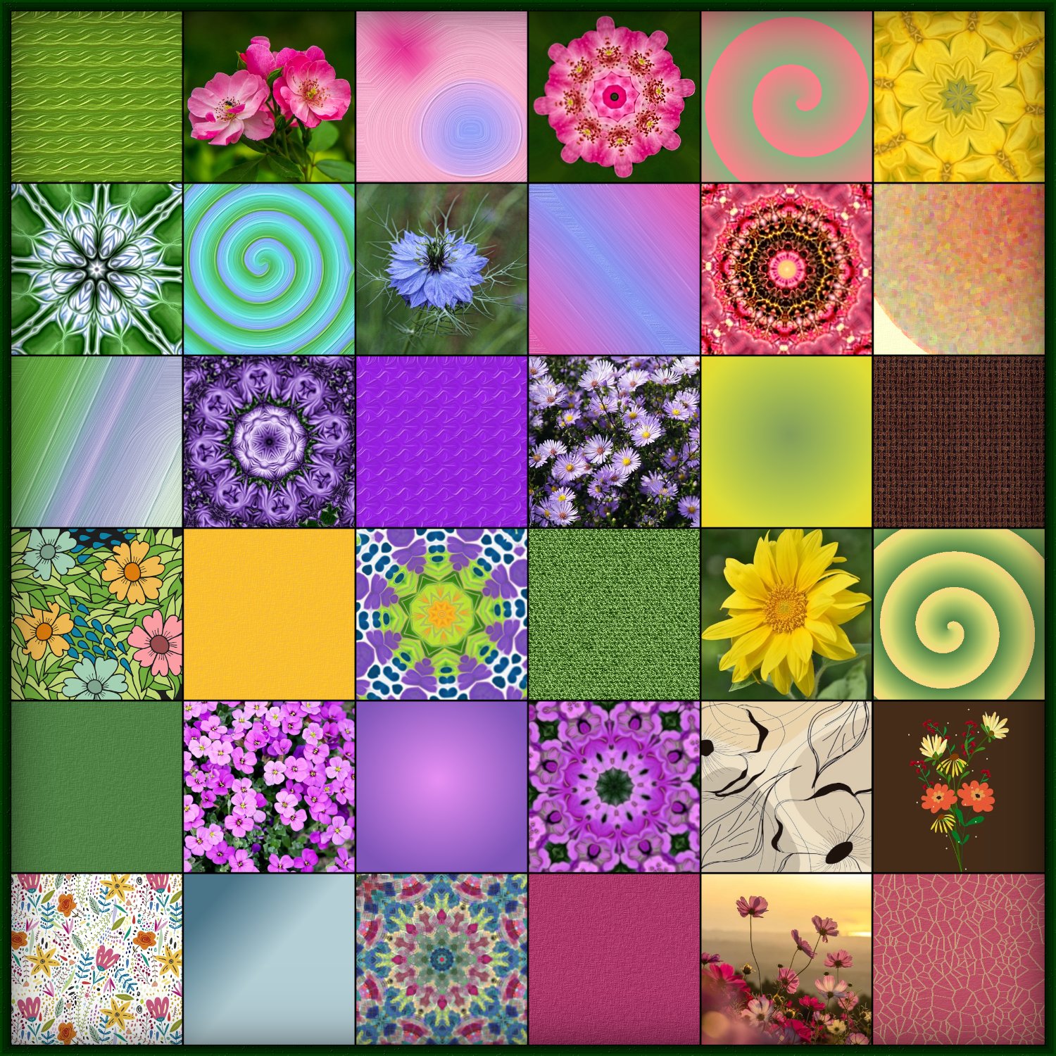 Solve Squares Combined jigsaw puzzle online with 196 pieces