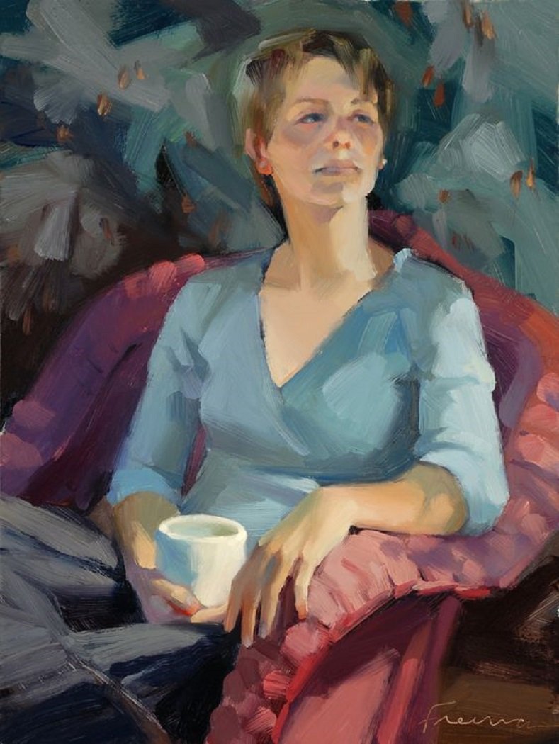 Solve Facing the Morning, Scott Freeman. jigsaw puzzle online with 238 ...