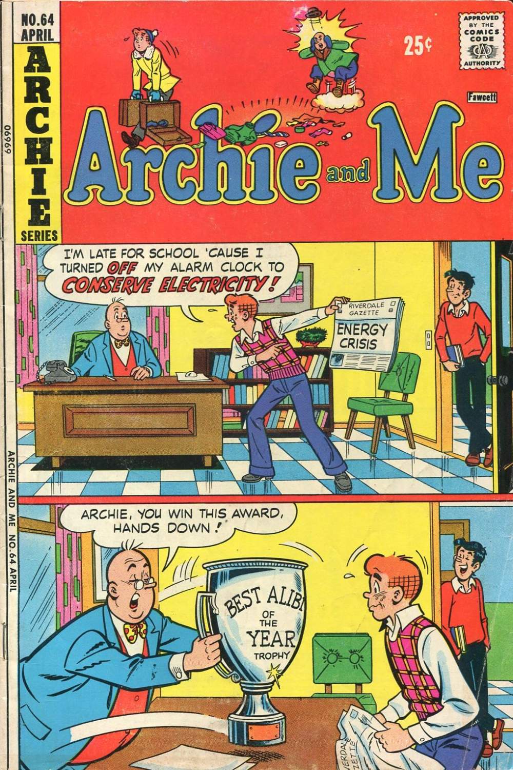Solve Archie & Me (April 1974) jigsaw puzzle online with 96 pieces