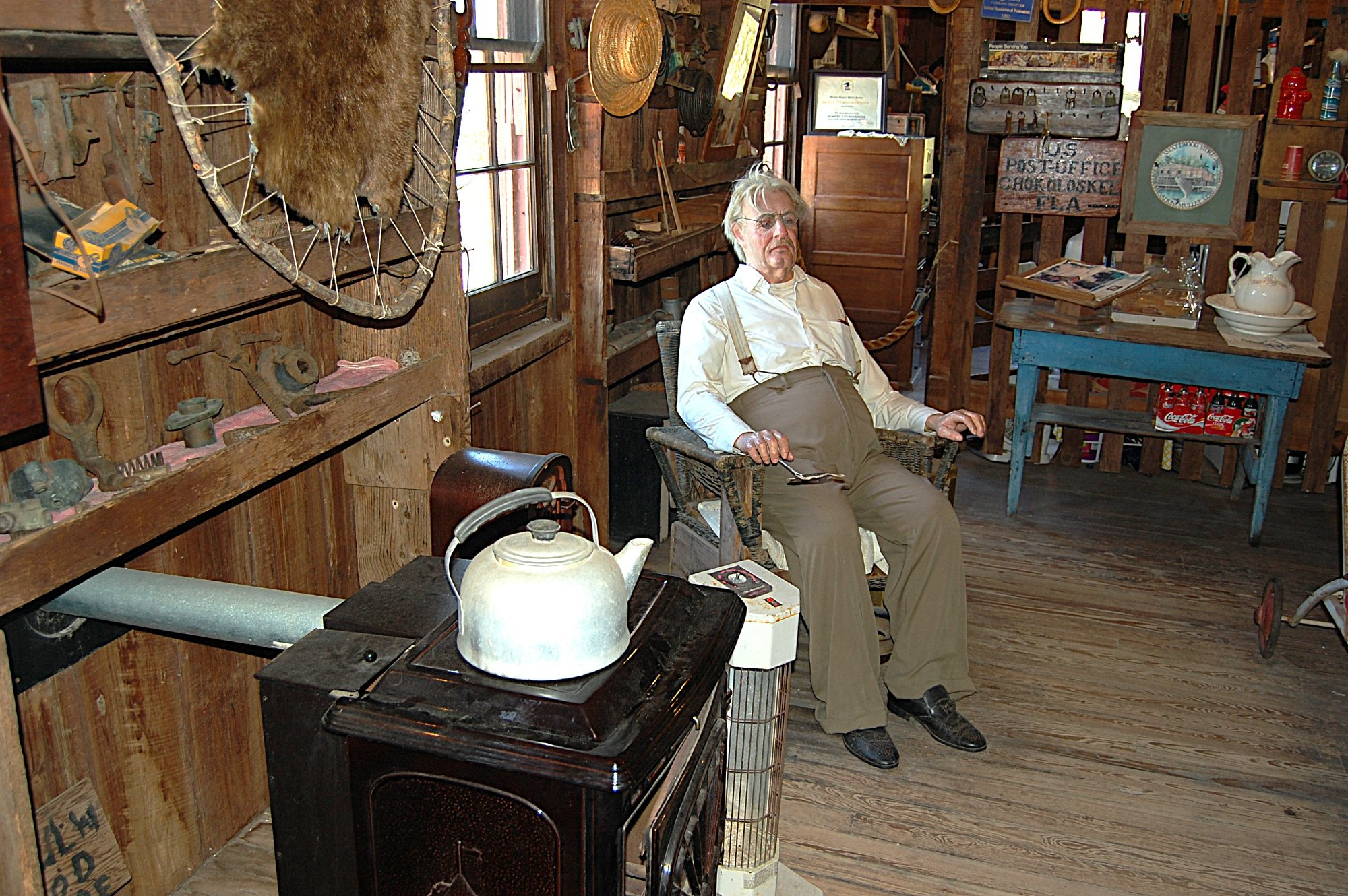 Solve Smallwood Store proprietor taking a nap with fly swatter in hand ...