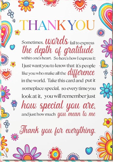 Solve Thanks jigsaw puzzle online with 70 pieces