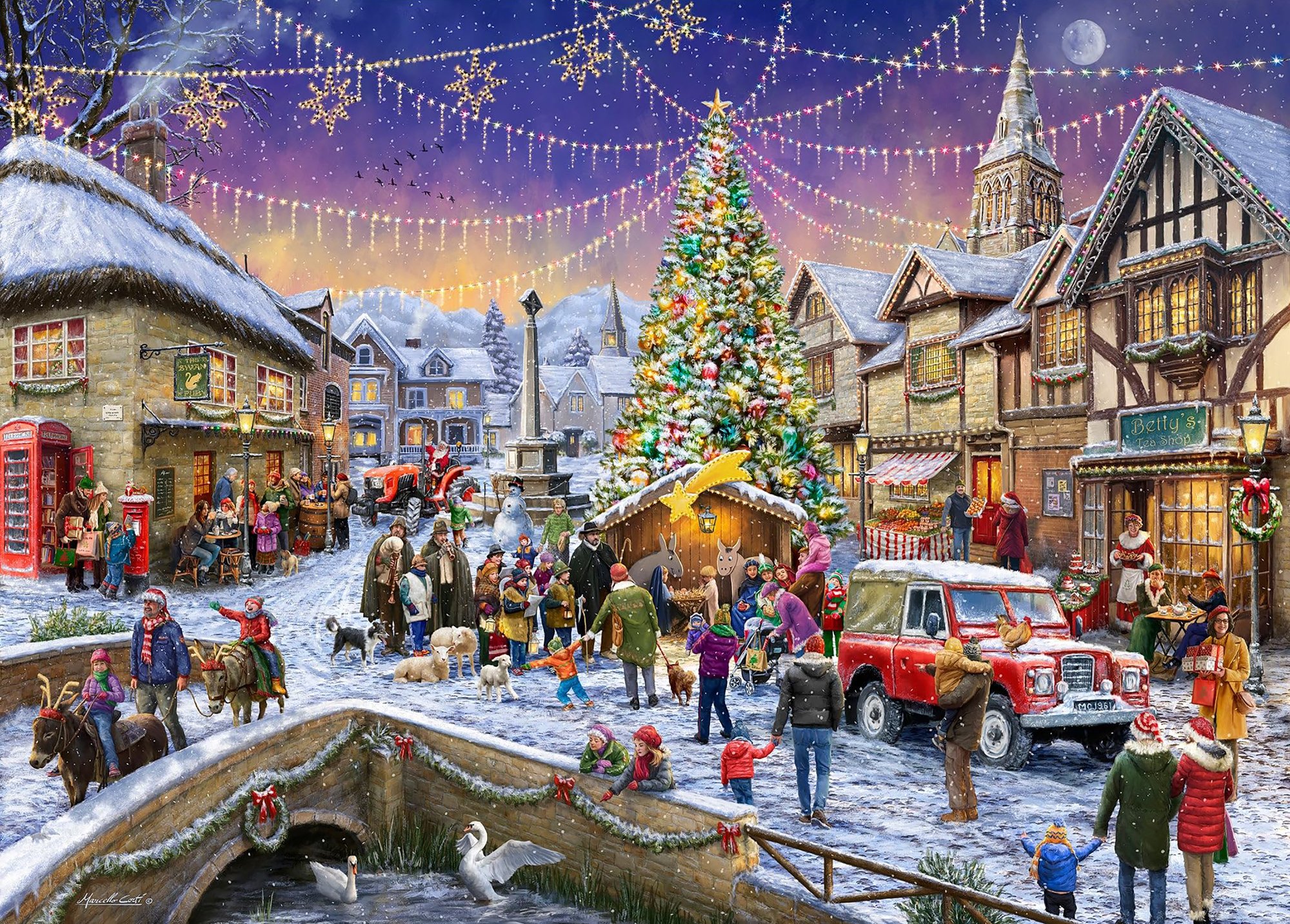 Solve Christmas Spirit jigsaw puzzle online with 352 pieces