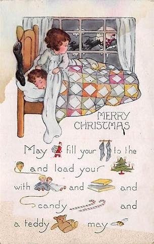 Solve Seasonal - Christmas - Vintage Children's Cryptic Christmas Card 3 (Resize: 12 - 40 Pieces ...