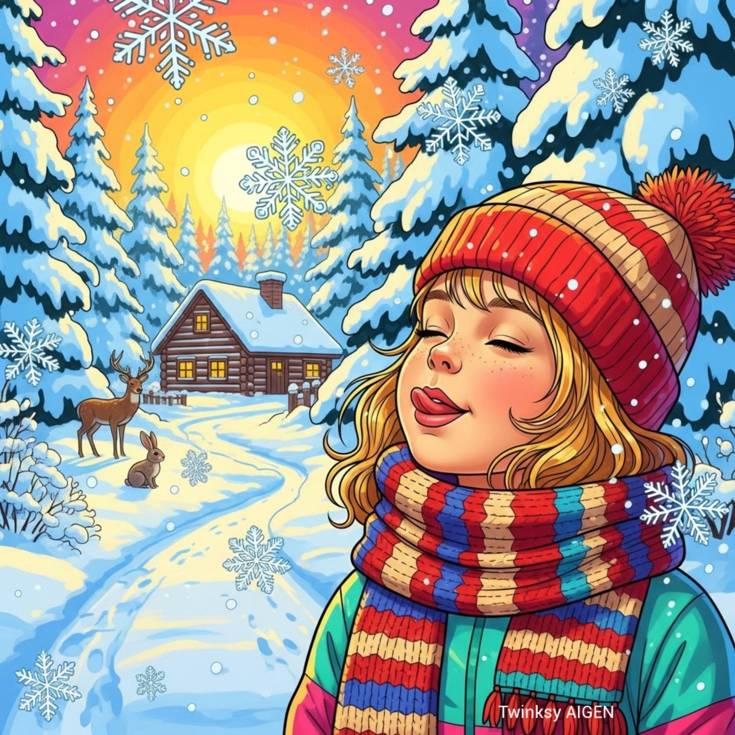 Solve Catch A Falling Snowflake. From 9-600 Pieces. jigsaw puzzle ...