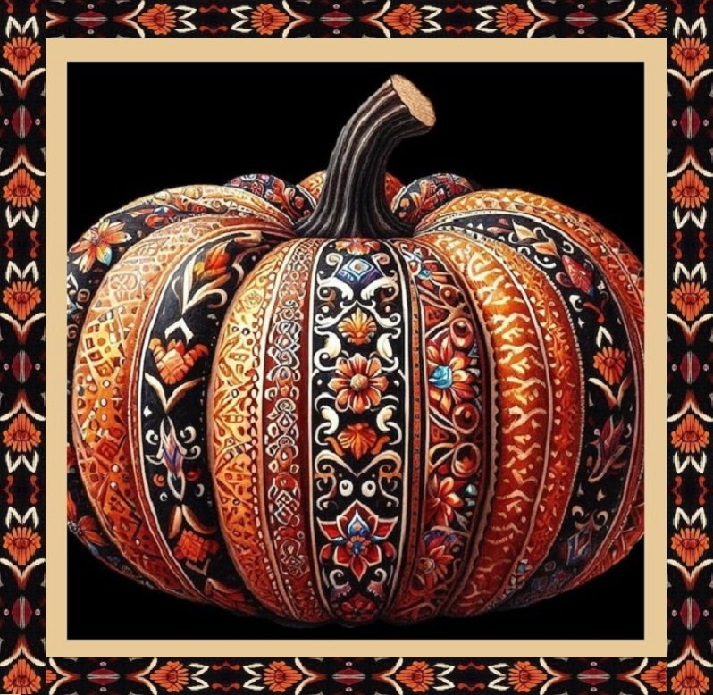 Jigsaw Puzzle | 169 pieces | Painted Jack O Lantern | Jigidi