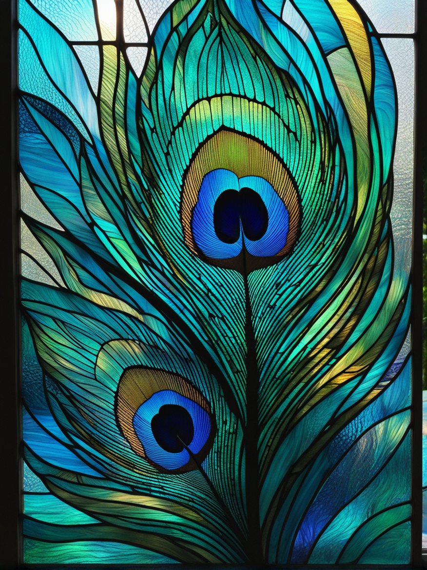 Solve Window Feather Fusion jigsaw puzzle online with 63 pieces