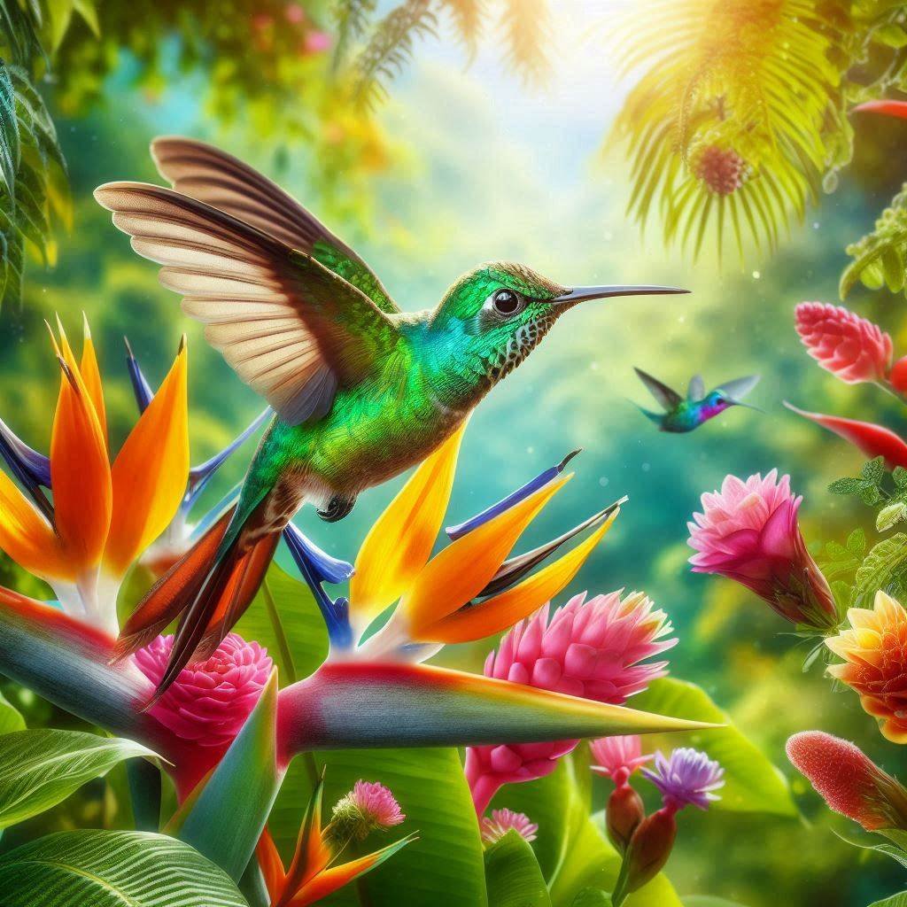 Solve Hummingbird (resize 9 to 306 pieces) jigsaw puzzle online with 81 ...