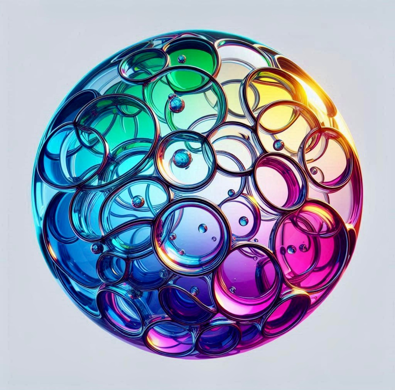 Solve Circle Sphere Cycle jigsaw puzzle online with 64 pieces