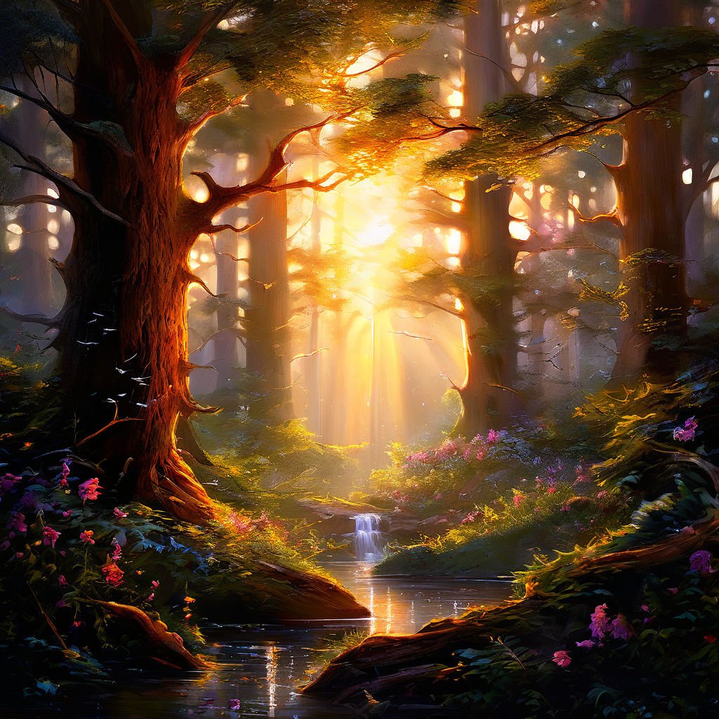 Jigsaw Puzzle | 100 pieces | Sunbeams light the way | Jigidi