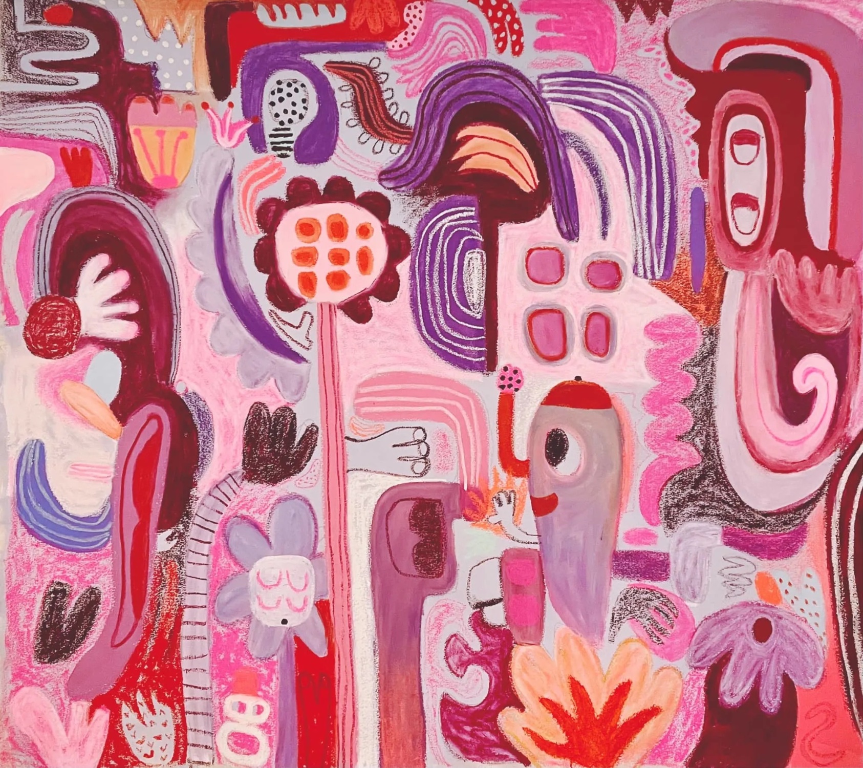 Solve Fanny Brodar, It Was Beautiful, But Two Much, 2025, mixed media ...