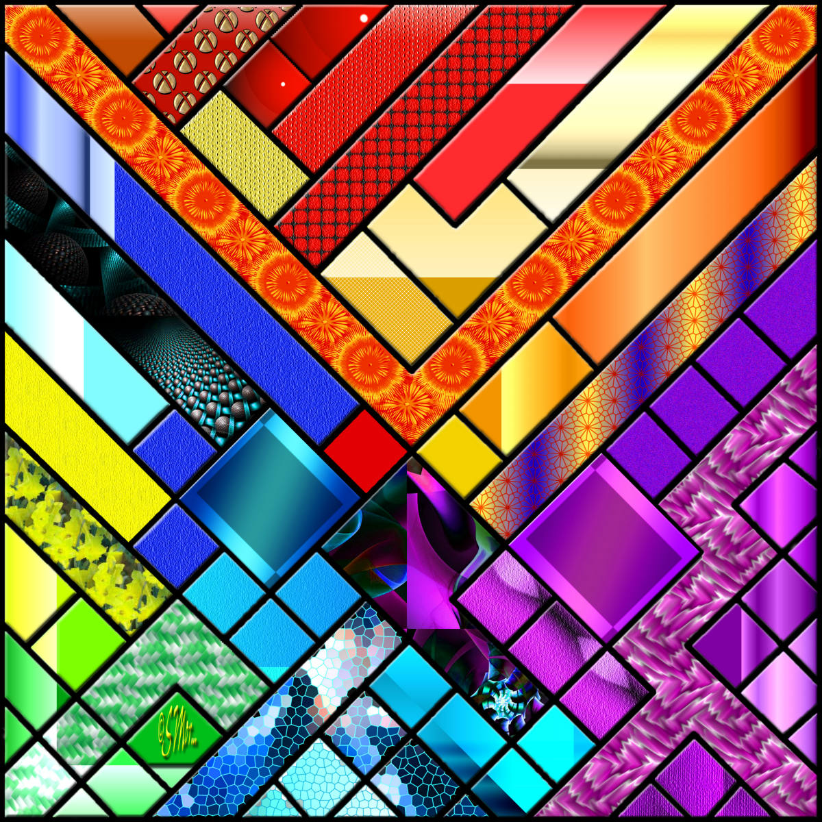 Solve Cattywampus Diagonals II..... jigsaw puzzle online with 400 pieces