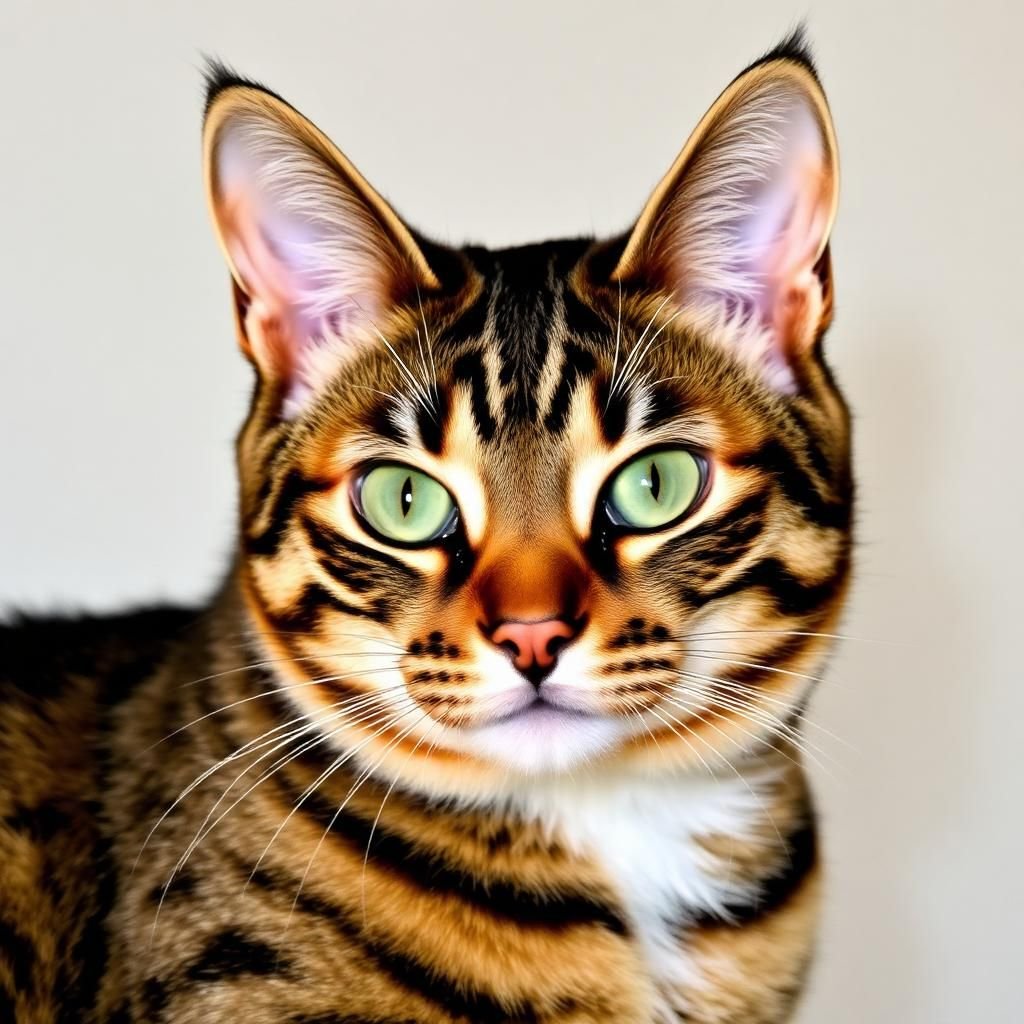 Solve Tabby Cat with Tiger Colors jigsaw puzzle online with 121 pieces