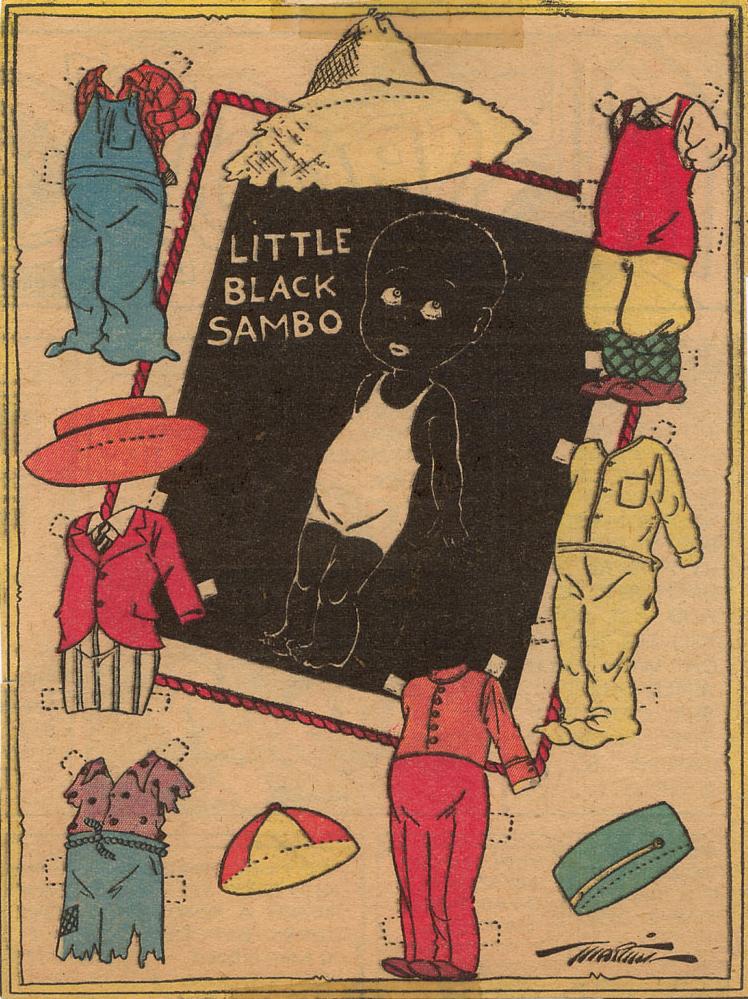 Solve Little Black Sambo Paper Doll jigsaw puzzle online with 80 pieces