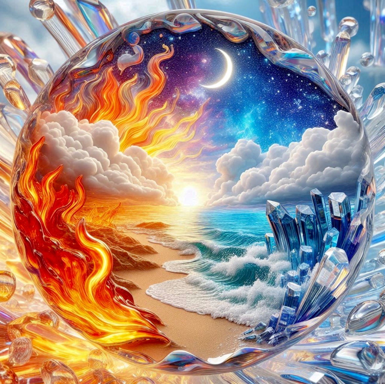 Solve Elemental jigsaw puzzle online with 81 pieces