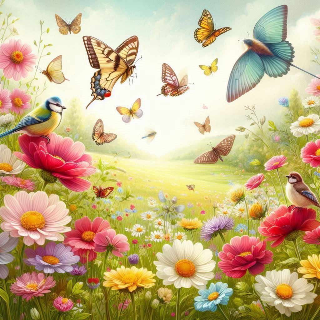 Solve Spring jigsaw puzzle online with 49 pieces