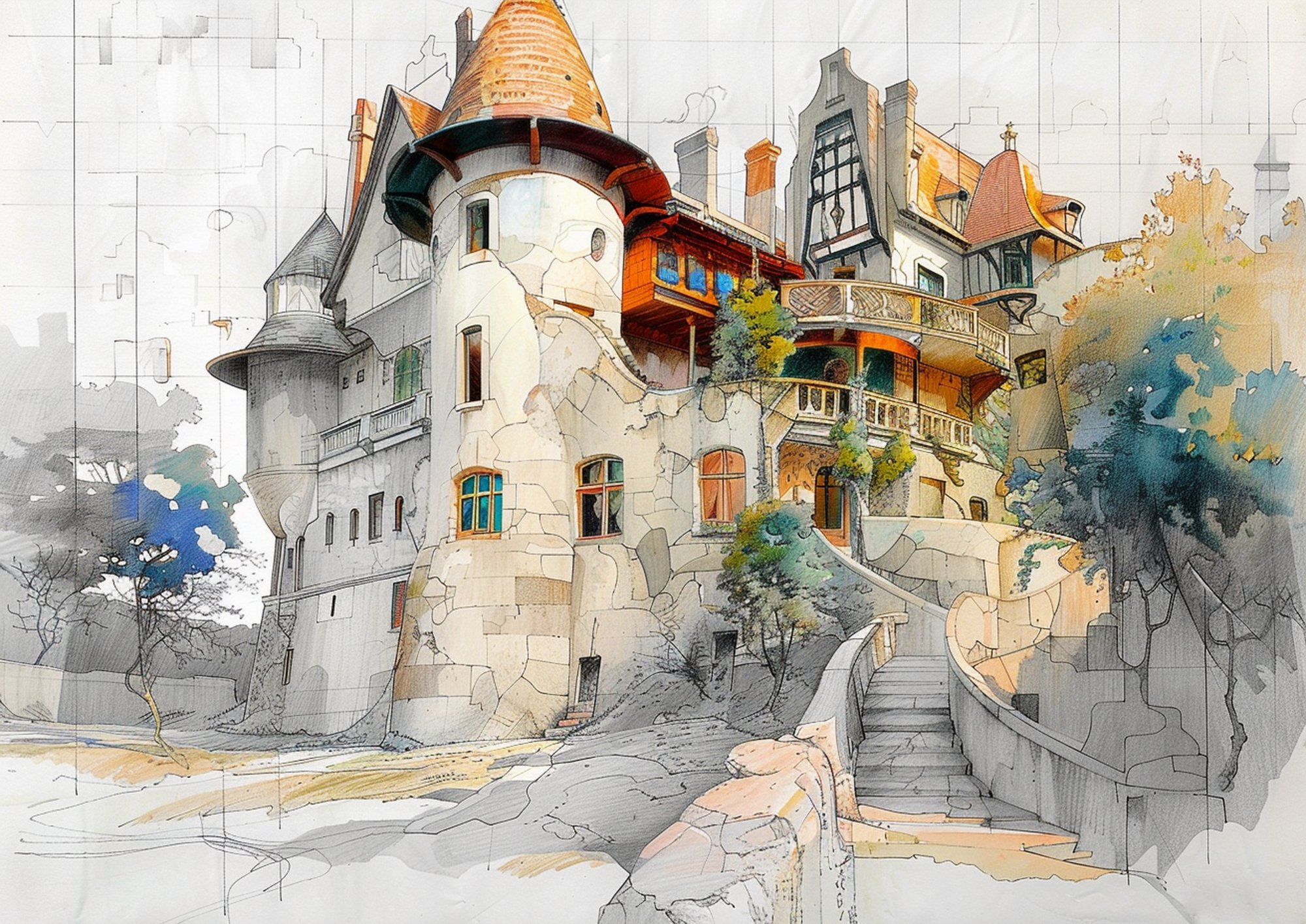 Solve die Villa jigsaw puzzle online with 88 pieces