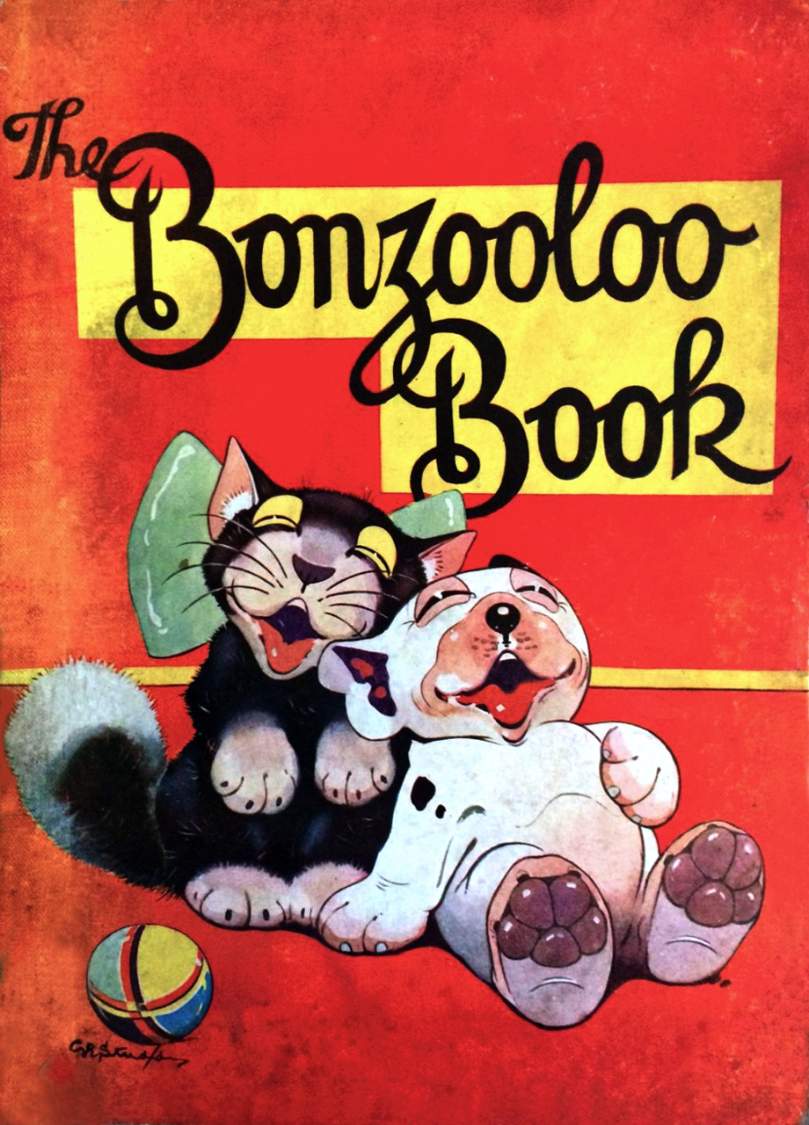 Solve Bonzo Series, The Bonzooloo Book, 1929, bookcover by George ...