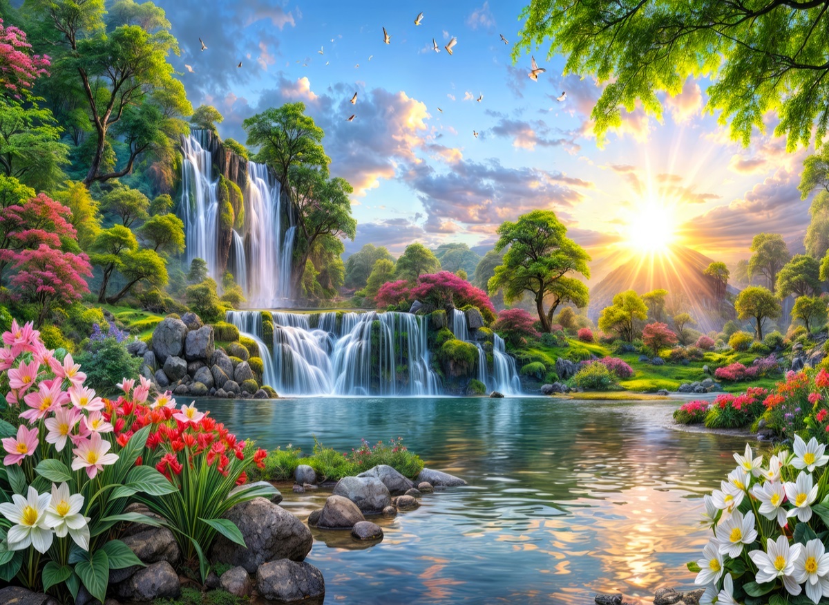 Solve Natural Beauty jigsaw puzzle online with 88 pieces