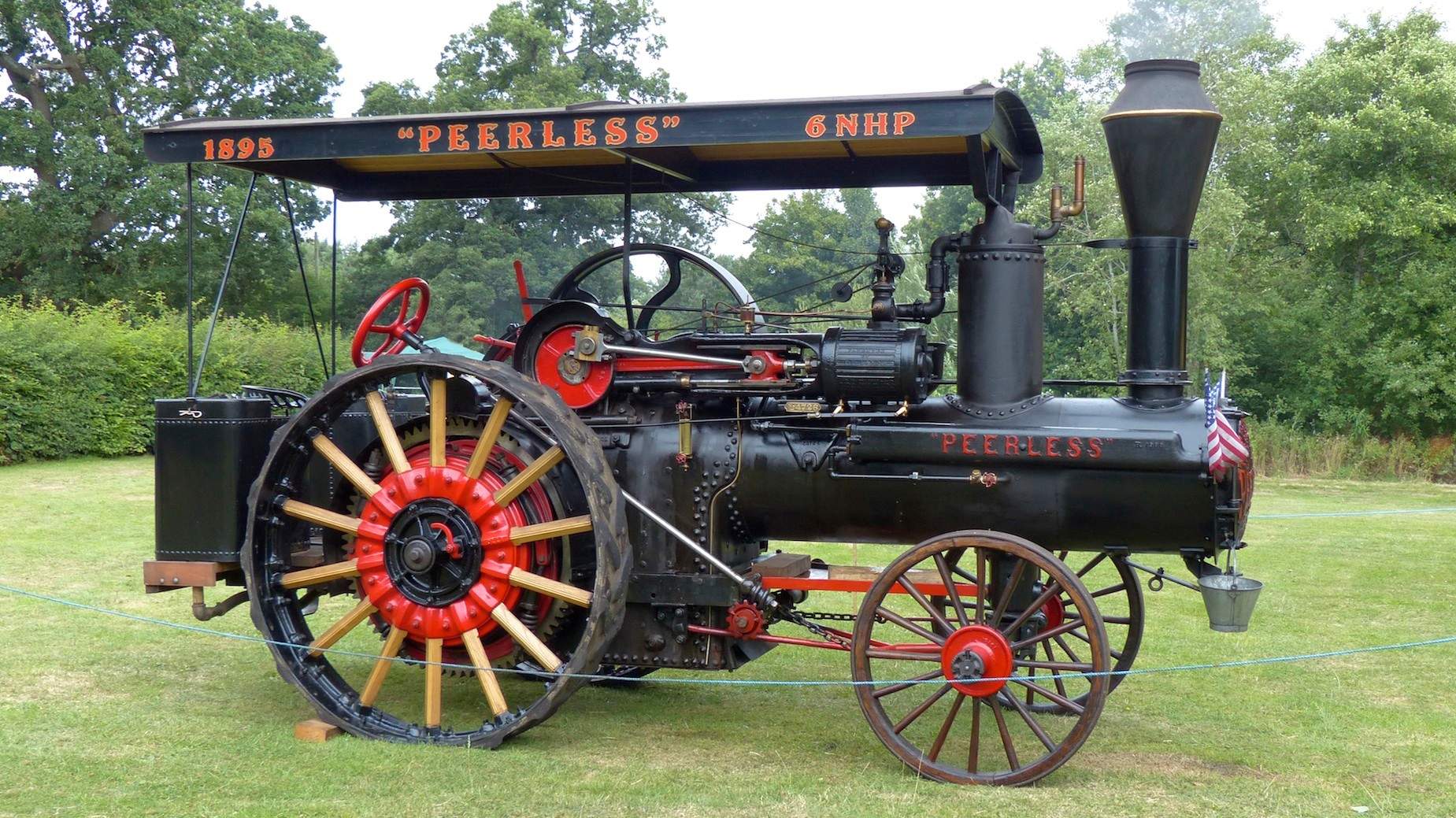 Solve Princess Tammy an 1895 Peerless Steam Engine jigsaw puzzle online ...