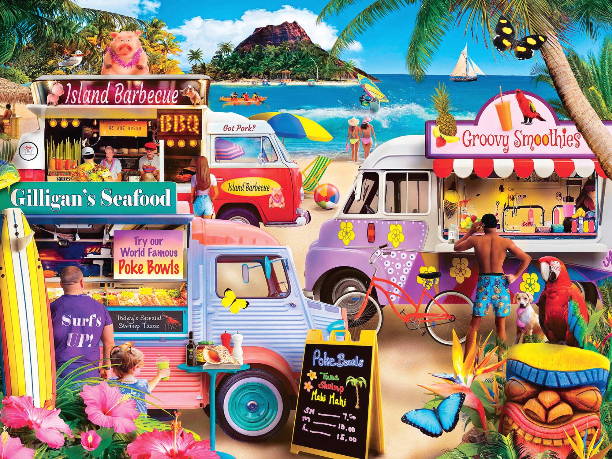 Solve Surf's Up jigsaw puzzle online with 352 pieces