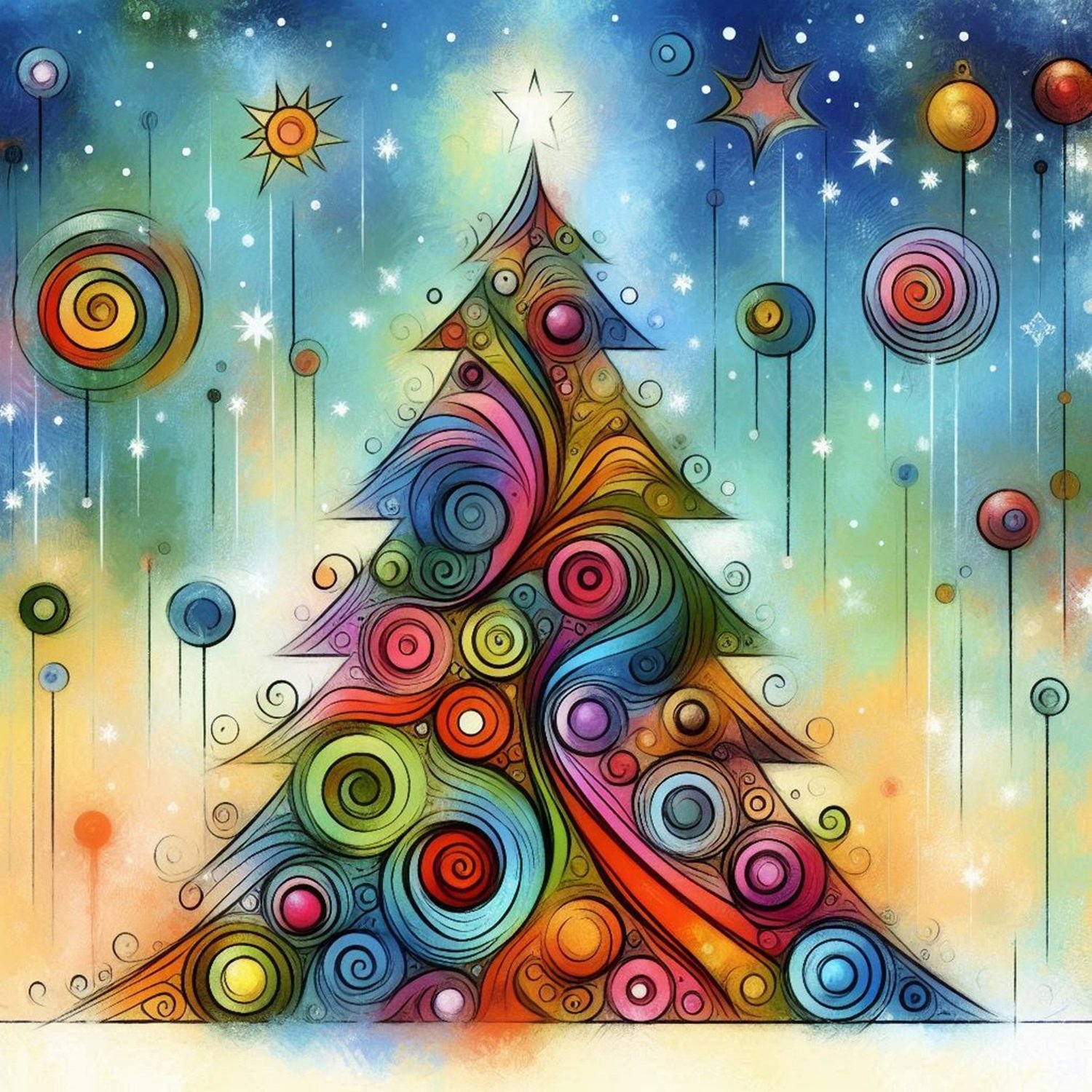 Solve Happy Christmas (resizable 9 to 600 pieces) jigsaw puzzle online ...