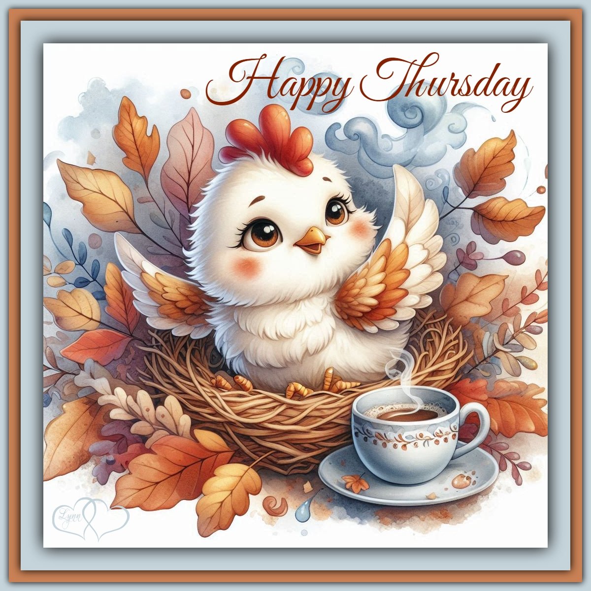 Solve Good Morning - Happy Thursday! jigsaw puzzle online with 64 pieces