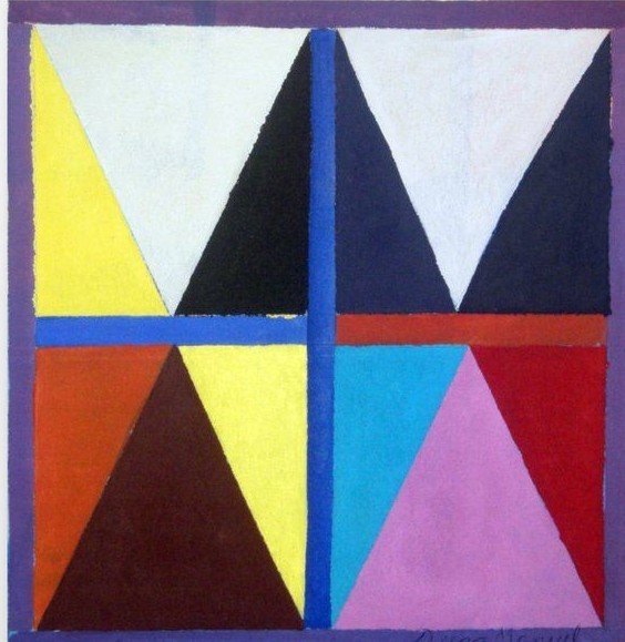 Solve Triangles jigsaw puzzle online with 81 pieces