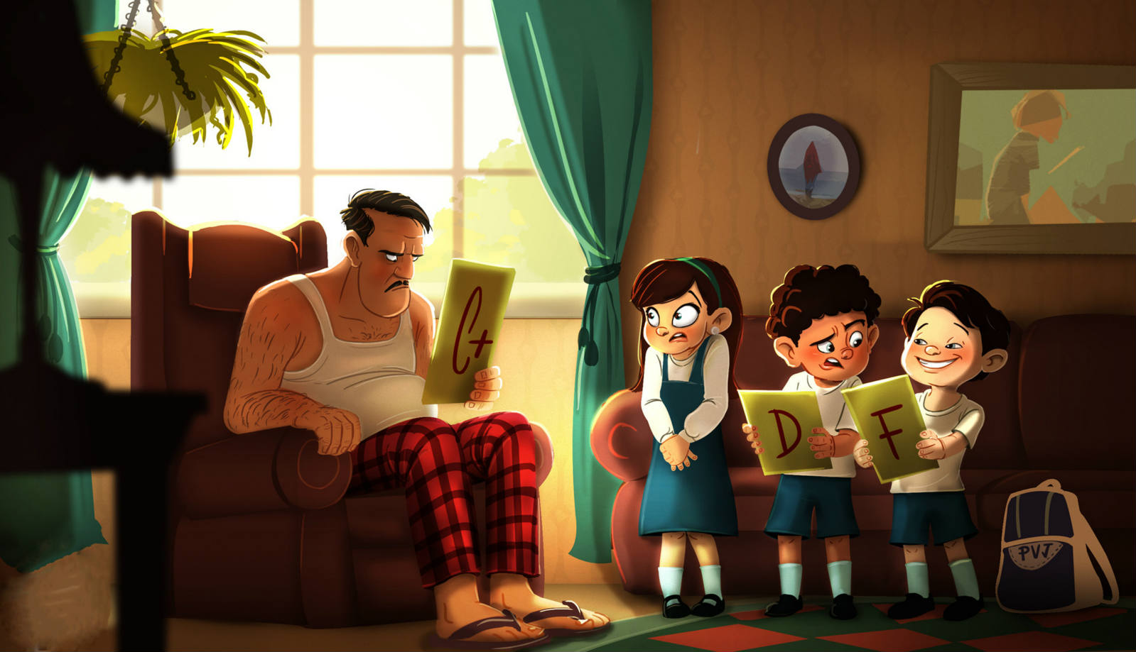 Solve Report Card Day jigsaw puzzle online with 390 pieces