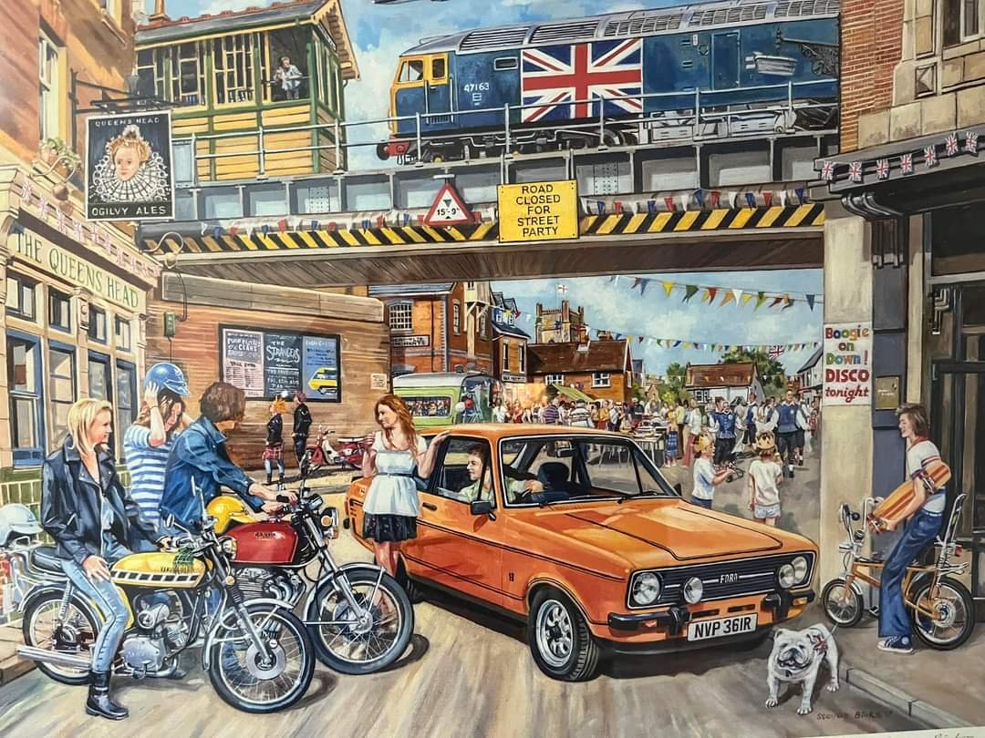 Solve street scene jigsaw puzzle online with 108 pieces