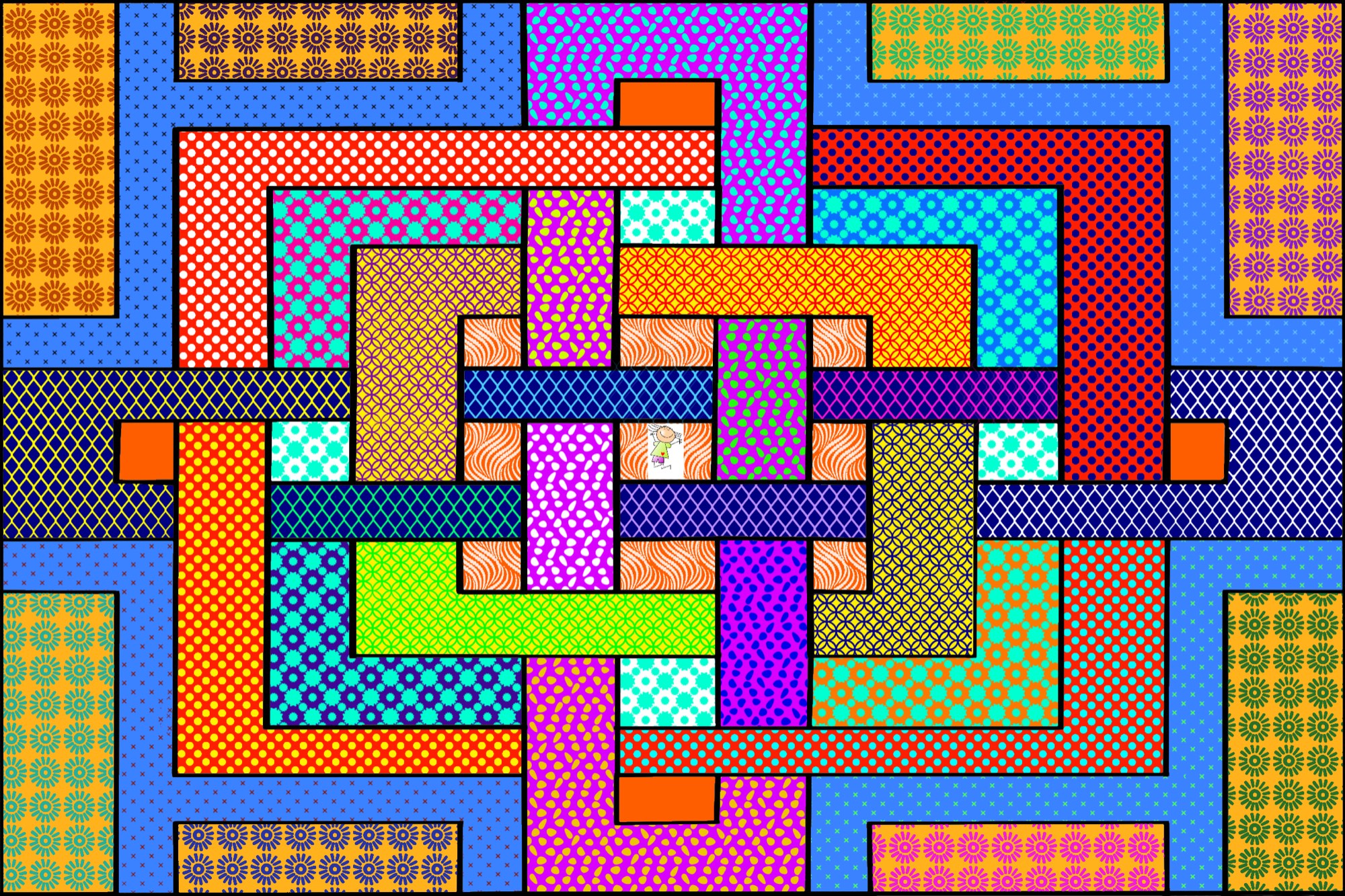 Solve Plenty of Patterns jigsaw puzzle online with 600 pieces