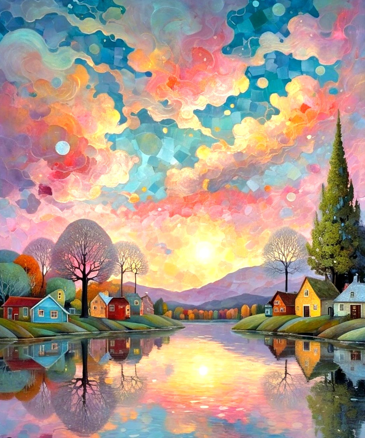 Solve The Colors of the Sky jigsaw puzzle online with 80 pieces