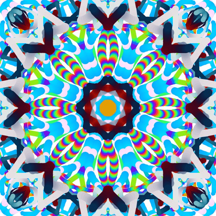 Solve Stormy Blues Scribble jigsaw puzzle online with 16 pieces