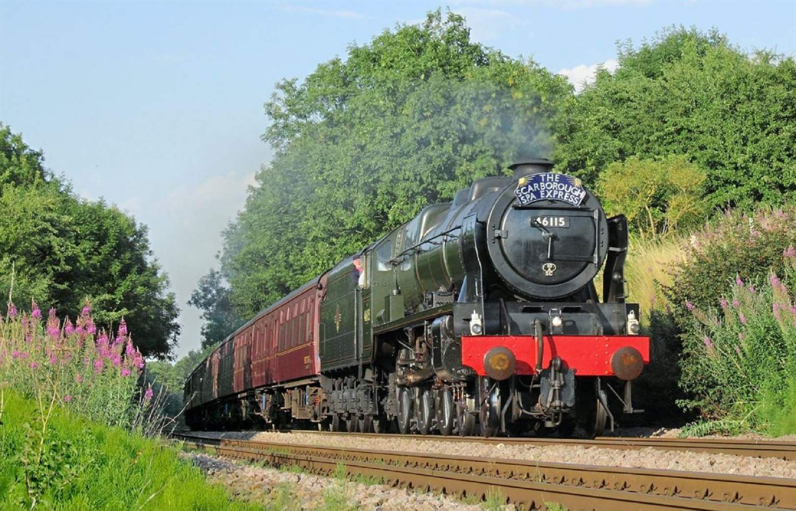 Solve LMS Royal Scot Class 4-6-0 46115 Scots Guardsman. jigsaw puzzle ...