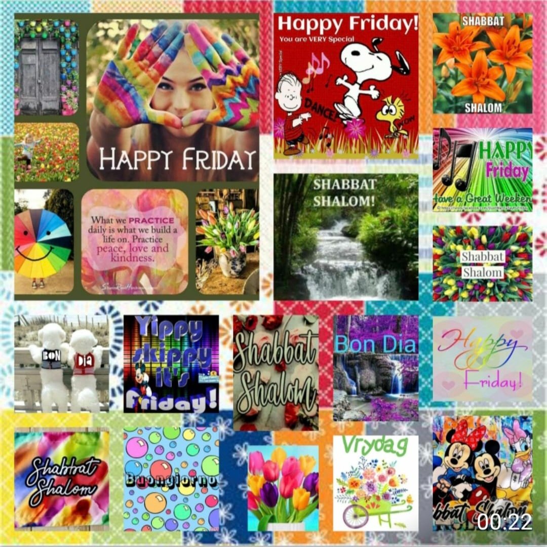 Solve Friday Greetings jigsaw puzzle online with 81 pieces