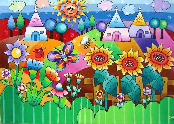 Jigsaw Puzzle | 70 pieces | Rainbow Village | Jigidi