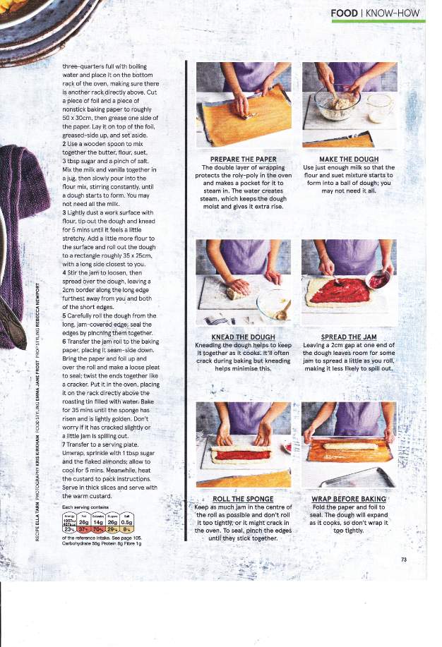 Solve Food recipes (May 2019) 245 - Jam roly-poly (2 of 2 step-by-step ...