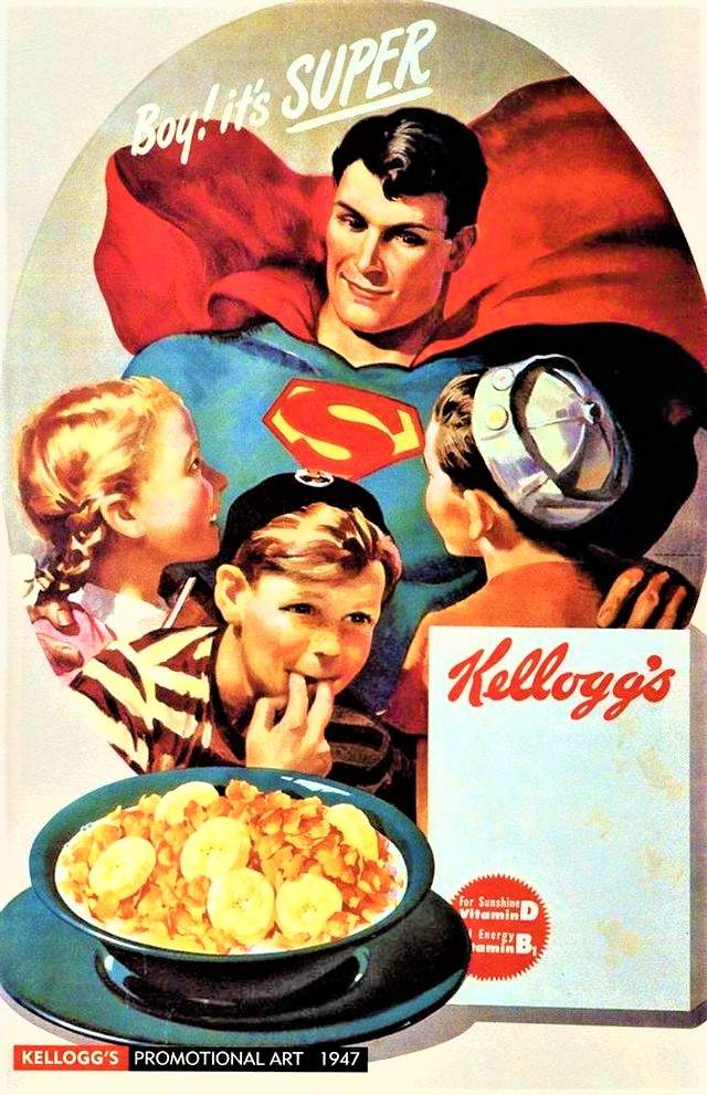 Solve Themes Vintage ads - Kellogg`s Corn Flakes jigsaw puzzle online ...