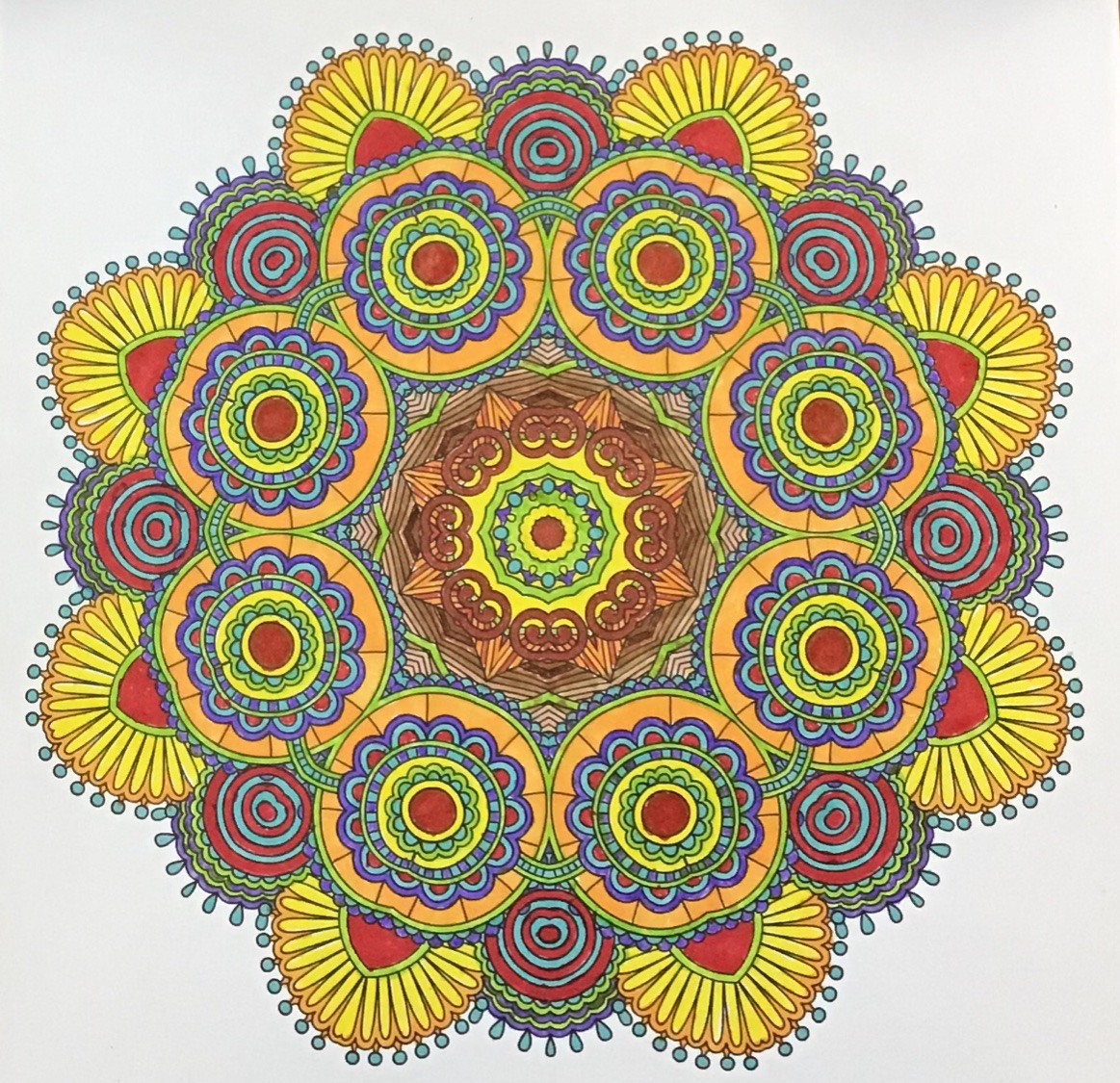 Jigsaw Puzzle | 16 pieces | Mandala | Jigidi