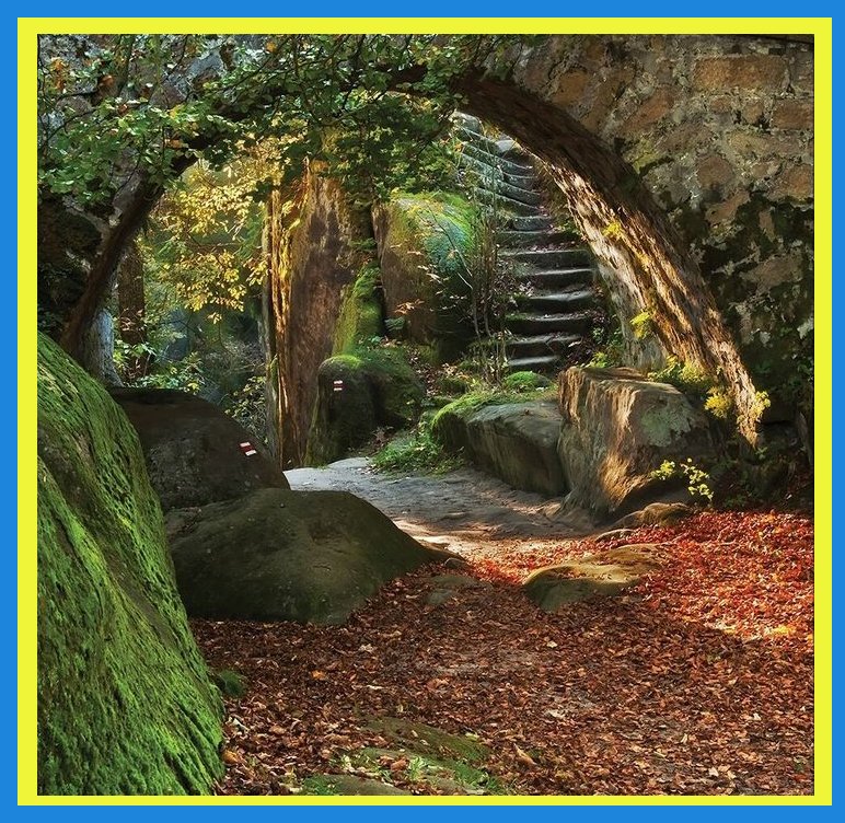 Jigsaw Puzzle | 81 pieces | arch and steps | Jigidi